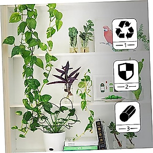 Yardwe 2pcs Climbing Vine Trellis Outdoor Decor Roses Fresh Flowers Tomato Support Climbing Flower Support Plant Stem Stakes Vegetable Cage Stand Gardening Plant Rack Plant Vine Support