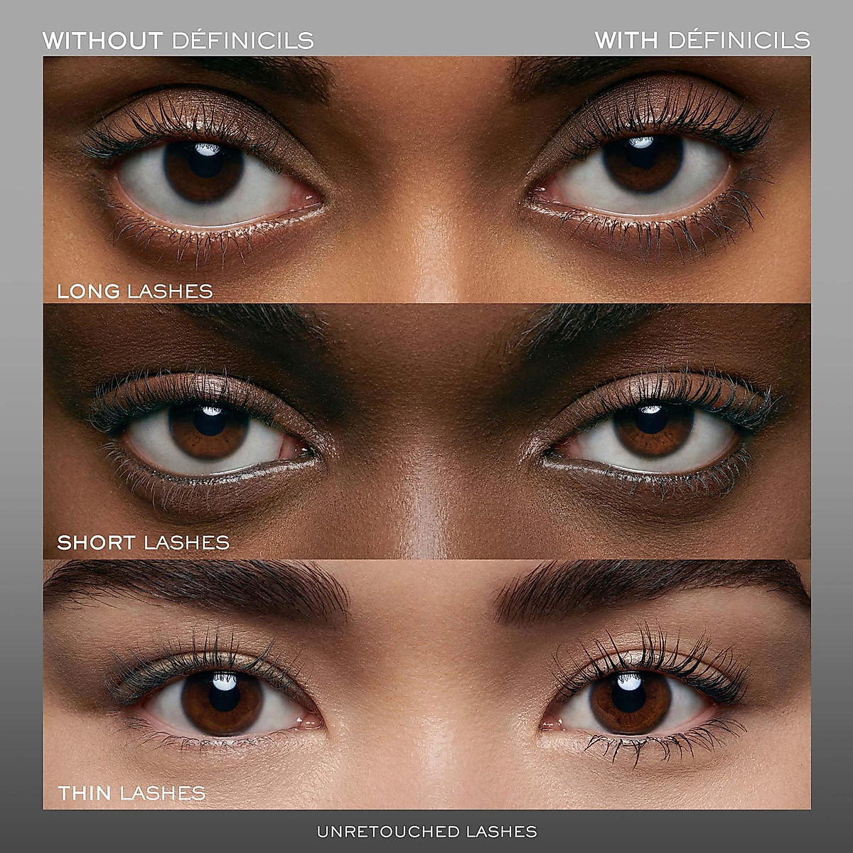 Lancôme Définicils Defining & Lengthening Mascara - For Natural-Looking Lashes - With Vitamin B5 - Black - Travel Size