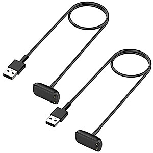 Charger for Fitbit Charge 5 / Fitbit Luxe Fitness Tracker, Replacement Charging Cable Cord Accessories for Fitbit Luxe/Charge 5 [2-Pack, 3.3ft/1m]