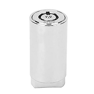 Vending Machine Lock Cylinder, Zinc Alloy Chrome Color Single Opening Key Vending Machine Lock Cylinder for Automatic Selling Machines Industrial Tank Safe Box