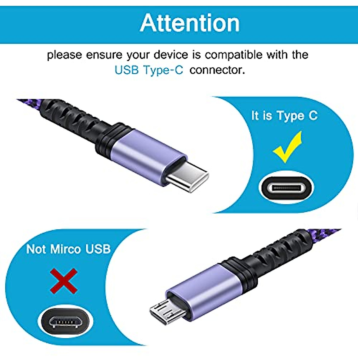 Samsung Type C Charger Cable Fast Charging USB C Android Phone Cord 6ft Compatible Samsung Galaxy S21 FE 5G/A13 /A03s/S23/S22 Ultra 5g/S22/S20,A53/A73/A33,Z Flip 4 3/Z Fold 4 3 5g,Moto G Stylus/Power