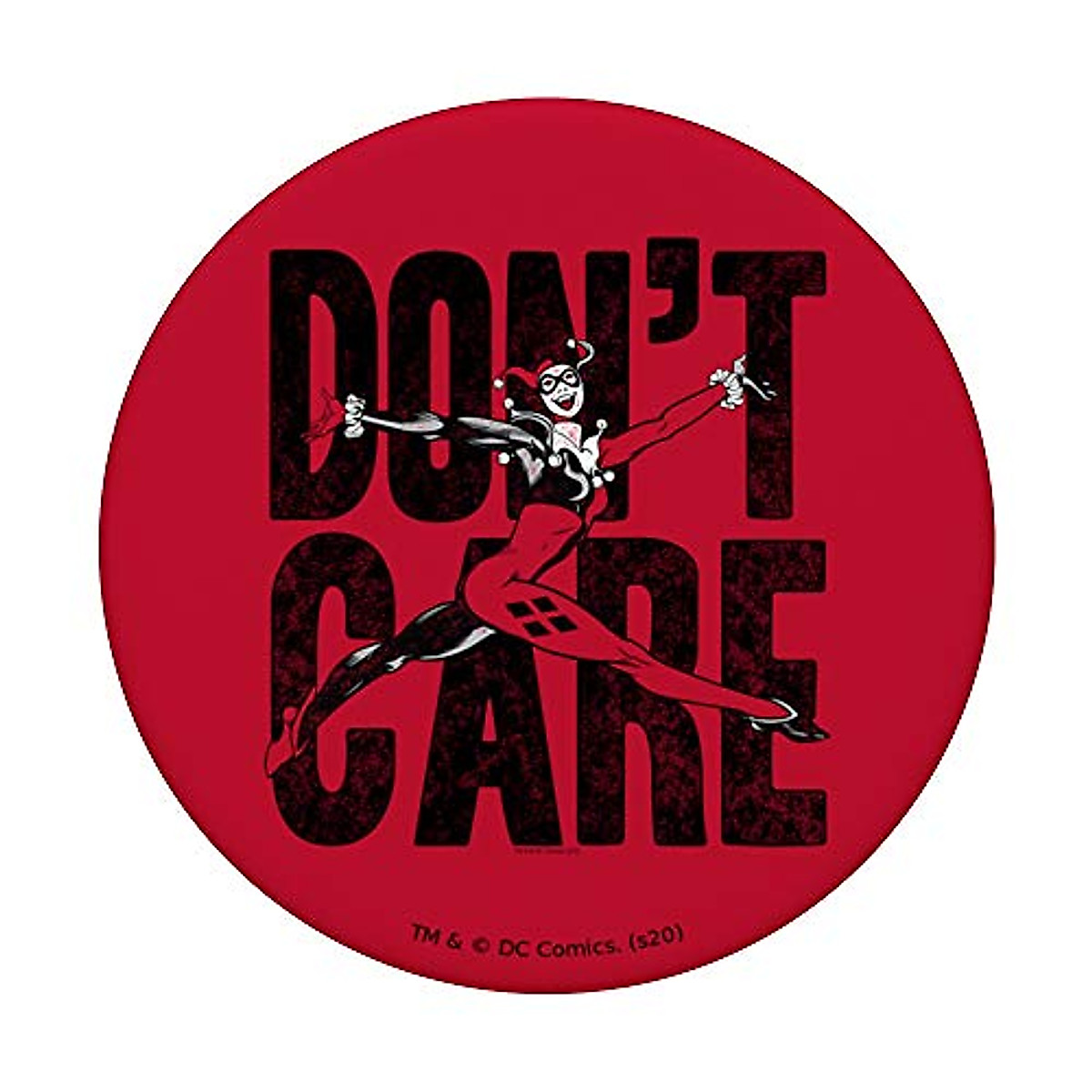 Harley Quinn Don't Care PopSockets Swappable PopGrip