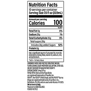 Peeps Pepsi 10PK/7.5 OZ Mini CANS with A Peeps Punk Rock Emo Plush 15" Bundle Set Choose A Color (Blue)