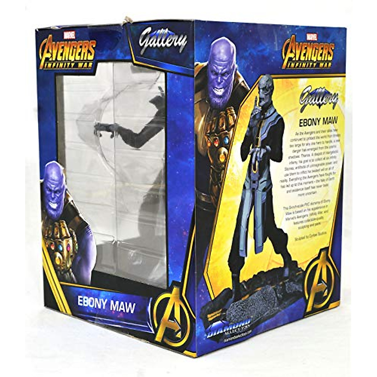 DIAMOND SELECT TOYS Marvel Gallery: Avengers Infinity War: Ebony Maw PVC Figure, Multicolor