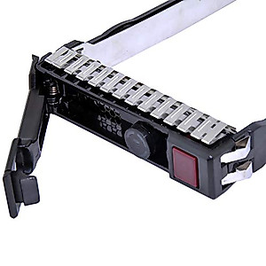 Abuycs 2.5 SFF SAS SATA HDD SSD Hard Drive Carrier Tray Caddy for 2.5" HP Proliant Gen8 G8 Gen9 G9 651687-001 651699-001 DL560 DL388 DL385 DL380p DL360p DL180 DL160 ML310 ML110 ML350 SL250S SL230S