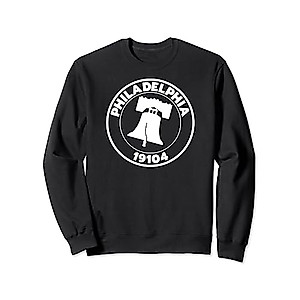 19104 Zip Code Philly Neighborhood Philadelphia Liberty Bell Sweatshirt
