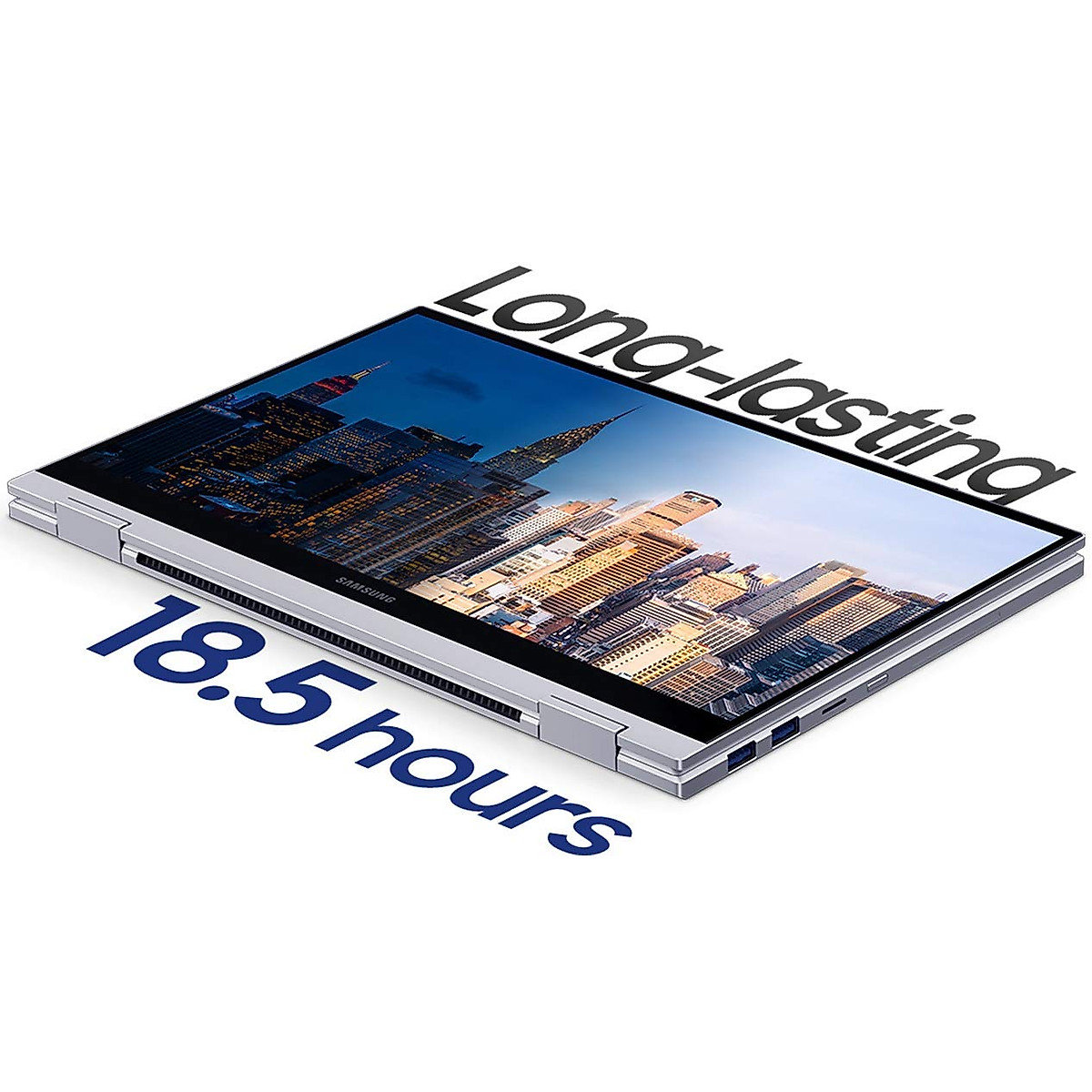 SAMSUNG 2020 Galaxy Book Flex Alpha 13.3" QLED FHD 1080p Multi-Touch 2-in-1 Business Laptop (Intel Quad-Core i5-10210U, 8GB RAM, 512GB SSD) Backlit, Wi-Fi 6, Windows 10 Home + HDMI Cable