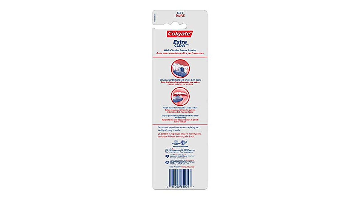 Colgate Extra Clean Soft Toothbrush 3 Pack | Gentle & Effective Cleaning