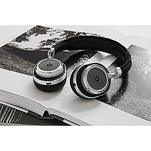 MASTER & DYNAMIC MW50+ Wireless Bluetooth Headphones - Premium Over-The-Ear Headphones - Noise Isolating - Studio & Recording Quality Headphones
