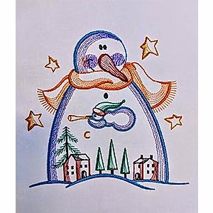 Quilt Kit Country Christmas/Pre Cut Ready to Sew/Finished Embroidery