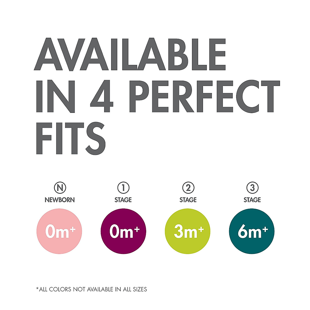 Boon JEWL Biometric Stage 3 Orthodontic Pacifier — 6-18 Months — Blue — Silicone Baby Pacifier with Soothing Gem Shaped Nipple — 2 Count