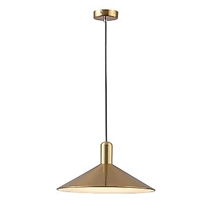 H XD GLOBAL Industrial Style Pendant Lighting, Classic Iron Hanging Pendant Light, Dining Room Hanging Lamp, Bedroom Bedside Bar Hanging Lighting, Living Room Pendant Lamp (Gold)