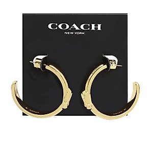 Coach Women's Signature Tabby Hoop Earrings