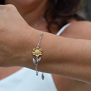 Granddaughter Bracelet - Sterling Silver Bracelet Granddaughter Gifts From Grandma, Granddaughter Bracelet From Grandma, From Grandpa, To My Granddaughter Bracelet, To My Beautiful Granddaughter Bracelet, Birthday, Christmas (Background 1)