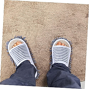 DOITOOL 1 Pair Slippers Houseshoes Slippers for Women Shoe Covers for Indoors Sweeper Mop Floor Cleaning Shoes Floor Cleaning Slipper Womens Socks Indoor Shoes All Season Slippers Cloth