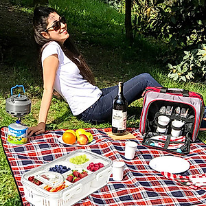 Mimeile Fruit Serving Trays with Lid Divided Veggie Tray Snack Serving Platter Vegetable Storage Box Draining Basket Fridge Organizer Container for Salad Cooking Party Picnic Travel