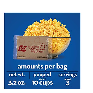 Jolly Time Gourmet Cheddar Cheese Non-GMO Microwave Popcorn (The Big Cheez, 3.2 Ounce (Pack of 12))