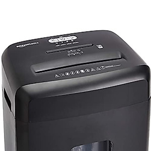 Amazon Basics 18 Sheet Cross Cut Paper, CD, and Credit Card Shredder, Black