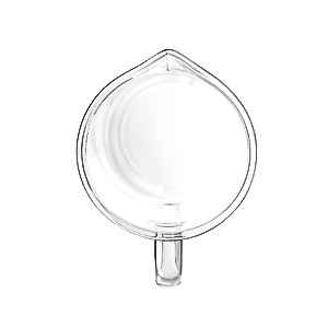 QWORK Beaker with Handle, 500ml Measuring Cup, Borosilicate Glass,Beaker Mug with Pouring Spout, 2 Pack