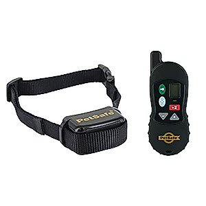 PetSafe Vibration Remote Dog Training Collar - Water Resistant - 100 Yards Range - 16 Levels of Vibration Plus Tone