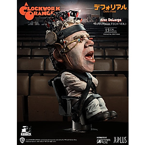 Star Ace Toys A Clockwork Orange: Alex DeLarge (2.0 Version) Defo-Real Soft Vinyl Statue, Multicolor, 6 inches