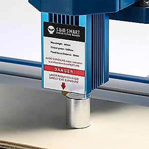 SainSmart FL55 Laser Module 455nm Blue-Violet Light Fixed Focus Laser Module Kit for Genmitsu CNC Machine 3018-PROVer