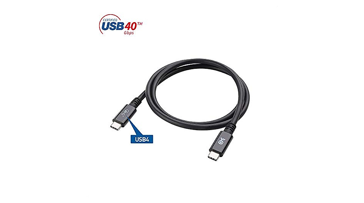 Cable Matters USB4 Cable - 40Gbps, 8K Video & 240W Charging