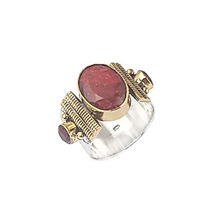 Red Ruby 925 Sterling Silver Gemstone Faceted Elegant Jewelry Ring Handmade Jewelry Designer Ring Jewelry (9)