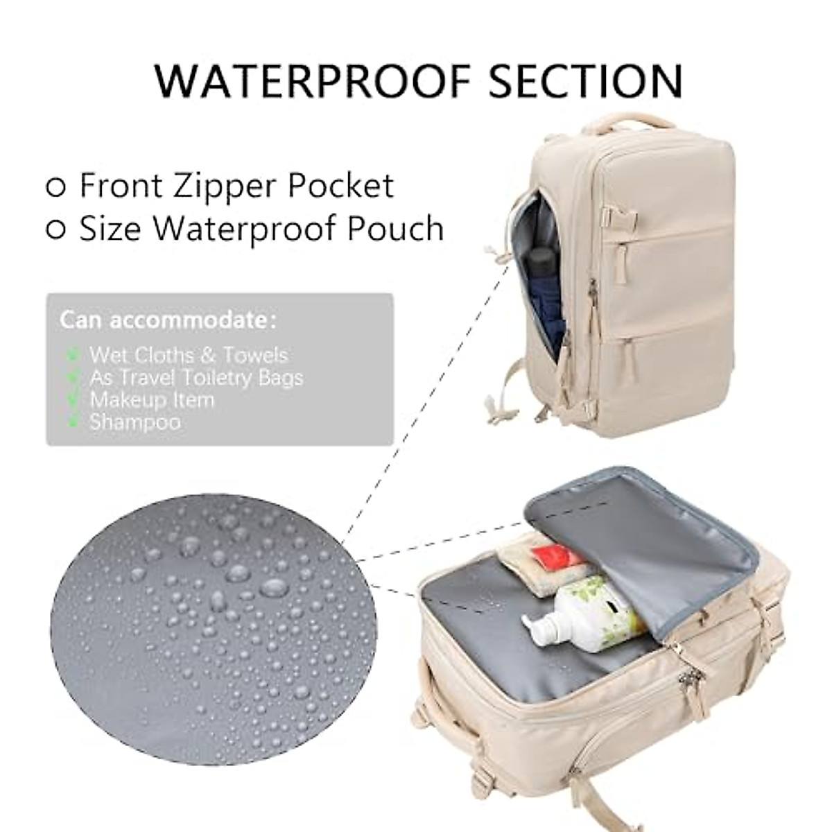 MOLNIA Large Travel Backpack for Women & Men with Shoe Compartment, Airline Approved Carry on Backpack 17.3" Laptop Backpack with USB Port Casual Daypack for Work, Business, College