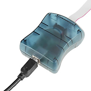 YWBL-WH AVRISP mkII Downloader Compatible with Original Programmer Supports AVR Studio, Electronic Components