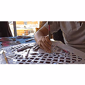 OLÉ RICO - White Papel Picado Mexican Plastic Banner (5 Pack) - 5 x 10 Large Panels / 16 Feet Long - Great Decor for Wedding Streamers, Baptism Decorations, Showers and More by Ole Rico