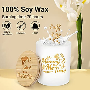 Mommy & Me Time - Lavender Scented Candle, First Time Parent Gifts, Expecting Parent, Mothers Day Gifts, Thanksgiving, Christmas Gift for Mom&Dad