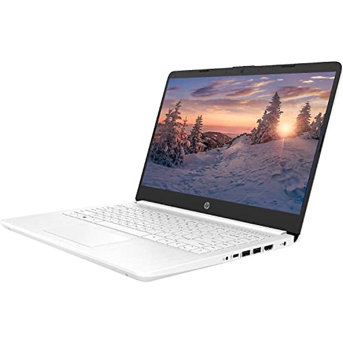2022 HP Premium 14-inch HD Thin and Light Laptop, Intel Dual-Core Processor, 32GB RAM, 64GB Storage, Long Battery Life, Webcam, Bluetooth, HDMI, Wi-Fi, White, Windows 11 + 1 Year Microsoft 365