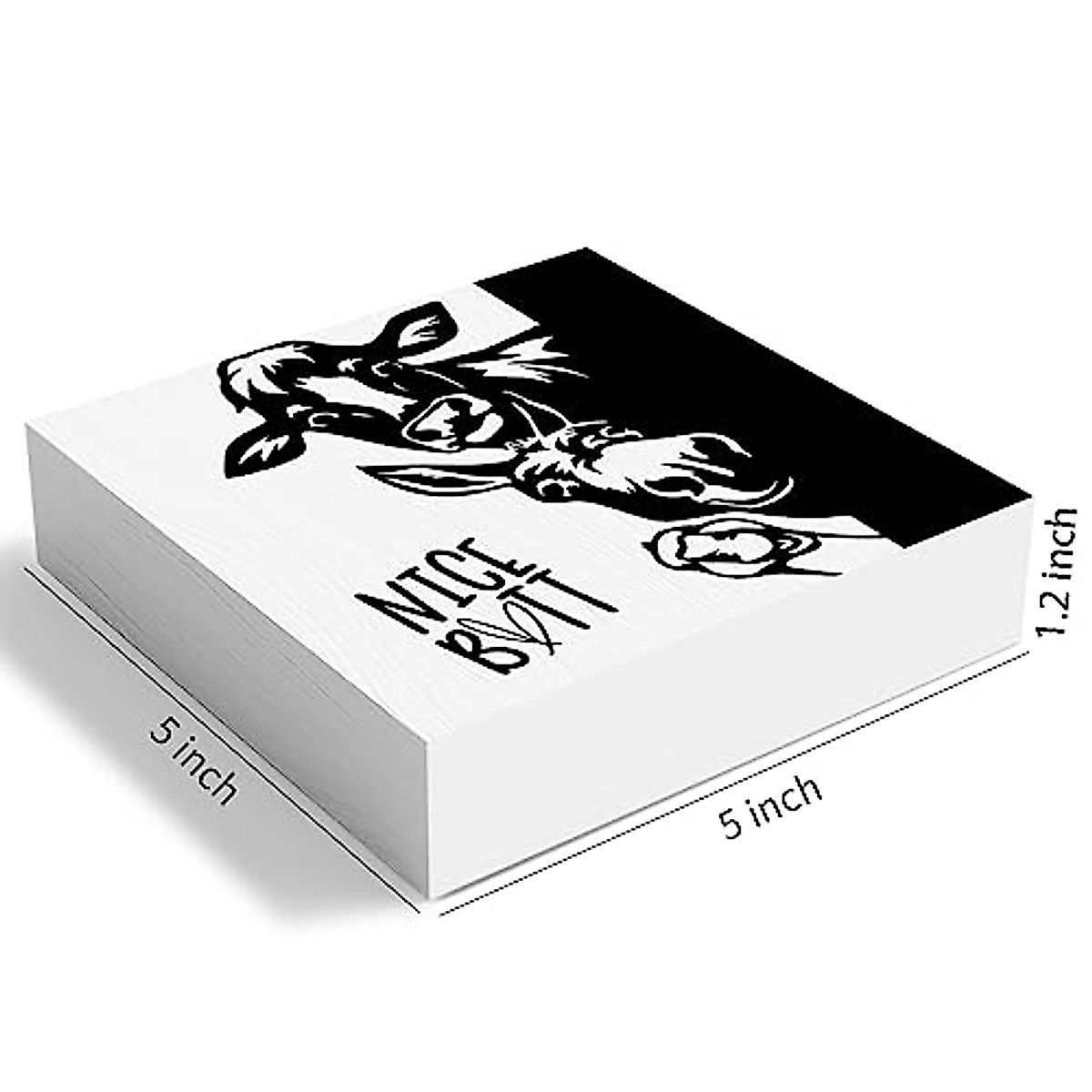 Funny Bathroom Wooden Box Sign Plaque Bathroom Rural Animals Wood Box Home Shelf Desk Farmhouse Art Decor 5 x 5 x 1 Inches