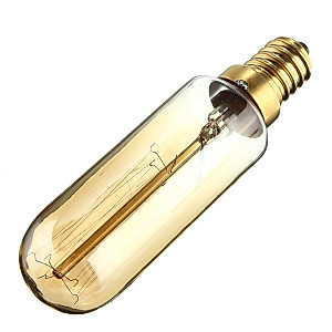 T25/T28 Candelabra Vintage Bulbs,Incandescent Filament Light Bulb,E12 Candelabra Base(40W),Light Bulbs 110-130V (40)