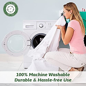 CALIFORNIA BEDDING Hotel Luxury 800 Thread Count Long Staple Egyptian Cotton King -XL 116x98 Size 3-Pieces Duvet Cover Set Hidden Zipper Closer & Corner Ties Breathable and Fade Resistant White Solid