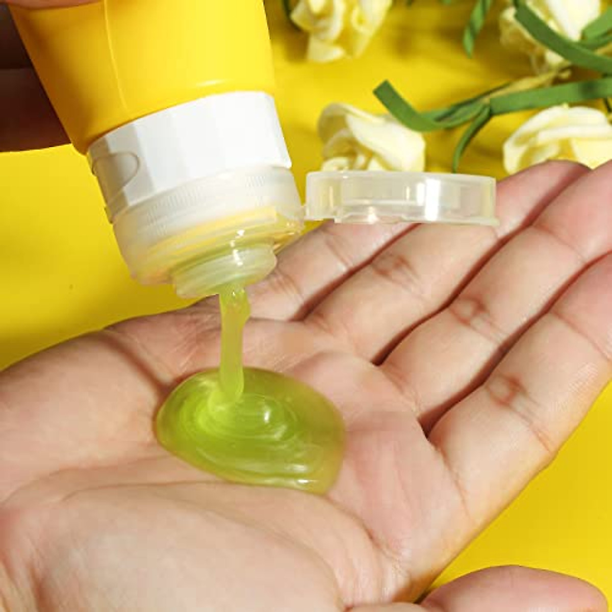 Gemice Travel Bottles for Toiletries Tsa Approved Travel 3oz Size Containers BPA Free Leak Proof Travel Tubs Refillable Liquid Travel Accessories for Cometic Shampoo and Lotion Soap