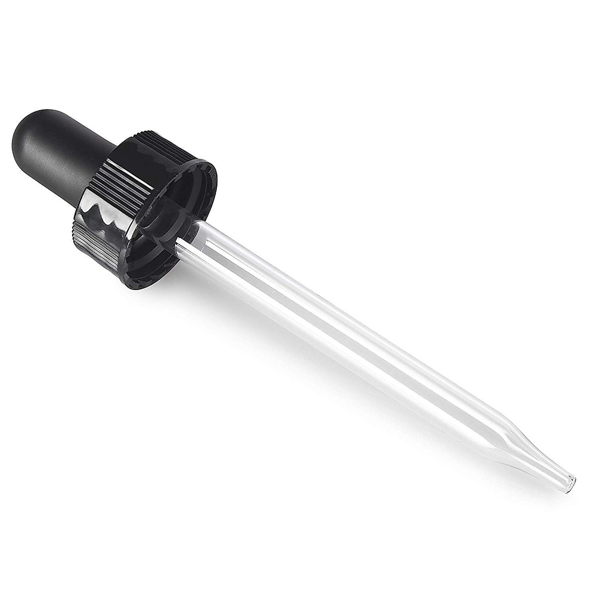 JUVITUS Dropper Closure Top for 2 oz / 60 ml (20-400 Neck Size) 12 Pack (Graduated Measurement Marked)