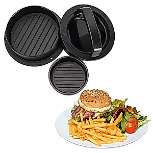 Burger Press,3 in 1 Non-Stick Hamburger press patty maker,Meat Beef Veggie Patty Mold for Stuffed Burgers Slider BBQ Barbecue Grilling