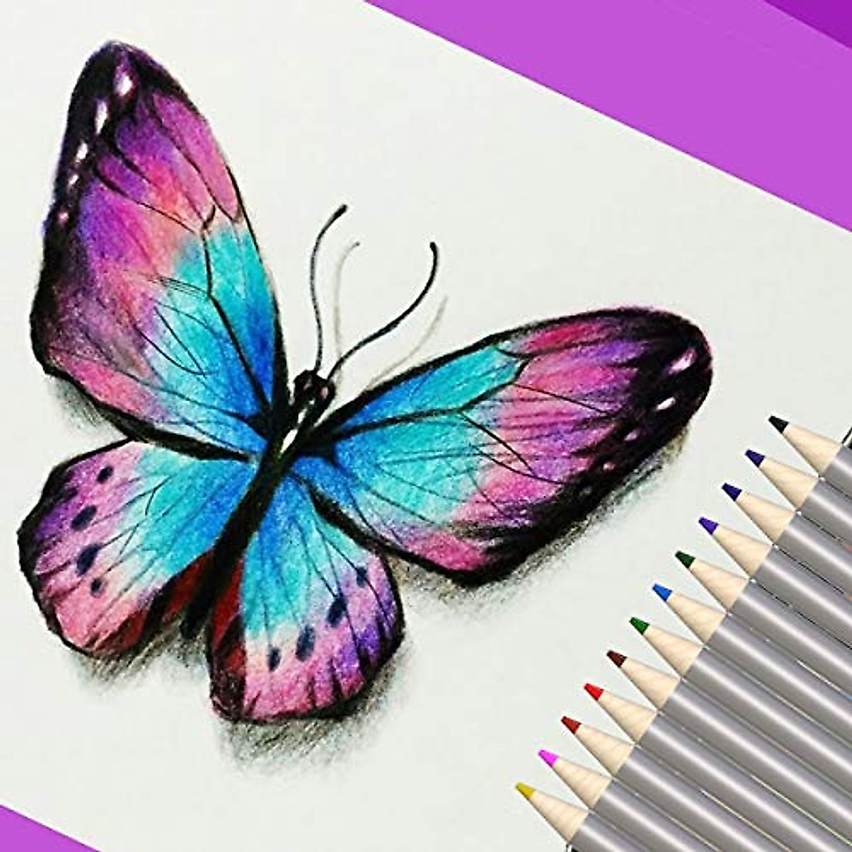 ELEAZAR 42 Sketch Sets, Professional Art Supplies, Colored Pencils, Graphite Pencils, Charcoal Pencils, Watercolor Pencils and Sketching Pencils for Artists, Adults, Teens and Beginners…