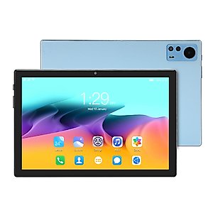 Ymiko Tab M10 10.1 Inch Tablet 8GB 128GB, Octa Core, 3200x1440 HD Screen, Dual Camera, Multi Network Standard, with 10.1 Inch HD Screen, for 11 (Blue)