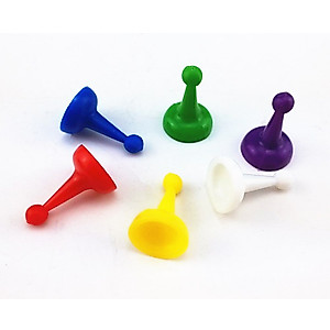 Honbay 120pcs Multi-Color Pawns Pieces for Board Games, Tabletop Markers Component