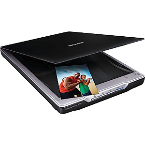 Epson Perfection V19 Color Photo & Document Scanner with scan-to-cloud & 4800 dpi optical resolution , Black