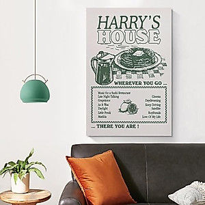 Harry's music House Styles Music Album Posters (1) Wall Art Paintings Canvas Wall Decor Home Decor Living Room Decor Aesthetic 08x12inch(20x30cm) Unframe-style
