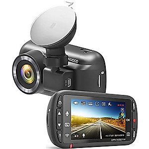 Kenwood DRV-A301W HD Car Dash cam with 2.7" Display, Parking Mode Recording | Built-in GPS | Wireless Link