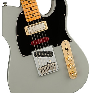 Fender Brent Mason Telecaster Electric Guitar, Primer Gray, Maple Fingerboard