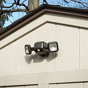 Beams MB3000 High Performance 500 Lumen Wireless Battery Powered Motion Sensing LED Dual Head Security Spotlight, Brown, 2-Pack