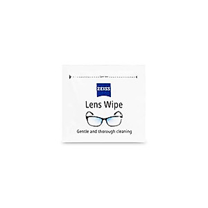 ZEISS Pre-Moistened Lens Cleaning Wipes, 200 Count