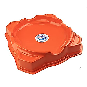 Aimoly Bey Stadium Battle Arena for Beyblade Burst Battling Tops Game (Orange)