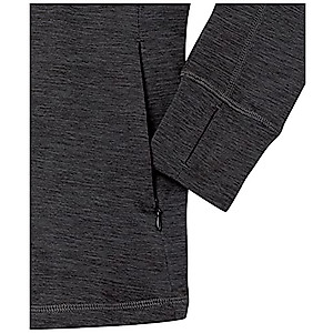 Amazon Essentials Women's Brushed Tech Stretch Full-Zip Jacket - Discontinued Colors, Black Space Dye, Medium